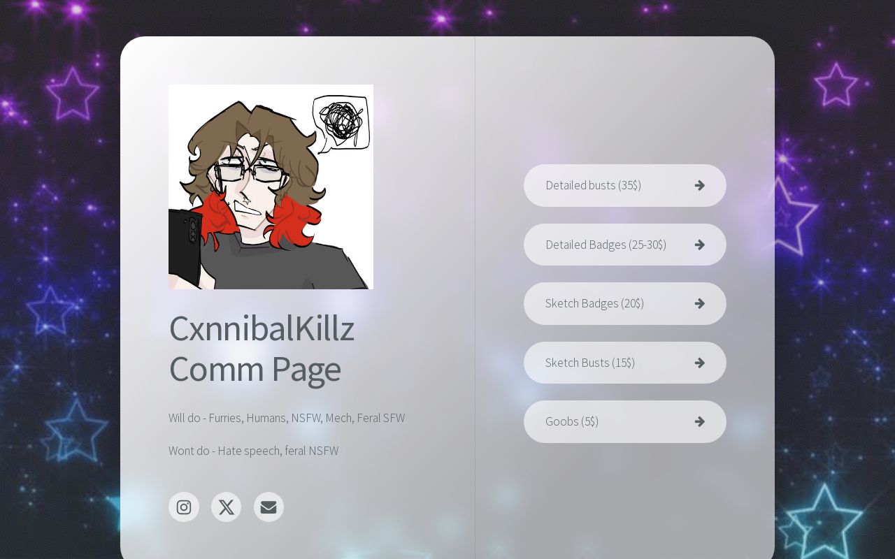 CxnnibalKillz Comm page